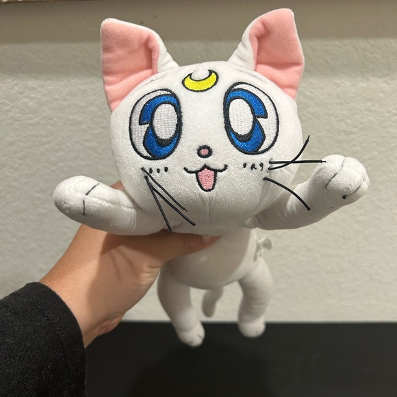 Sailor Moon | Toys | 9s Sailor Moon Artemis Laying Cat Bean Bag Plush ...